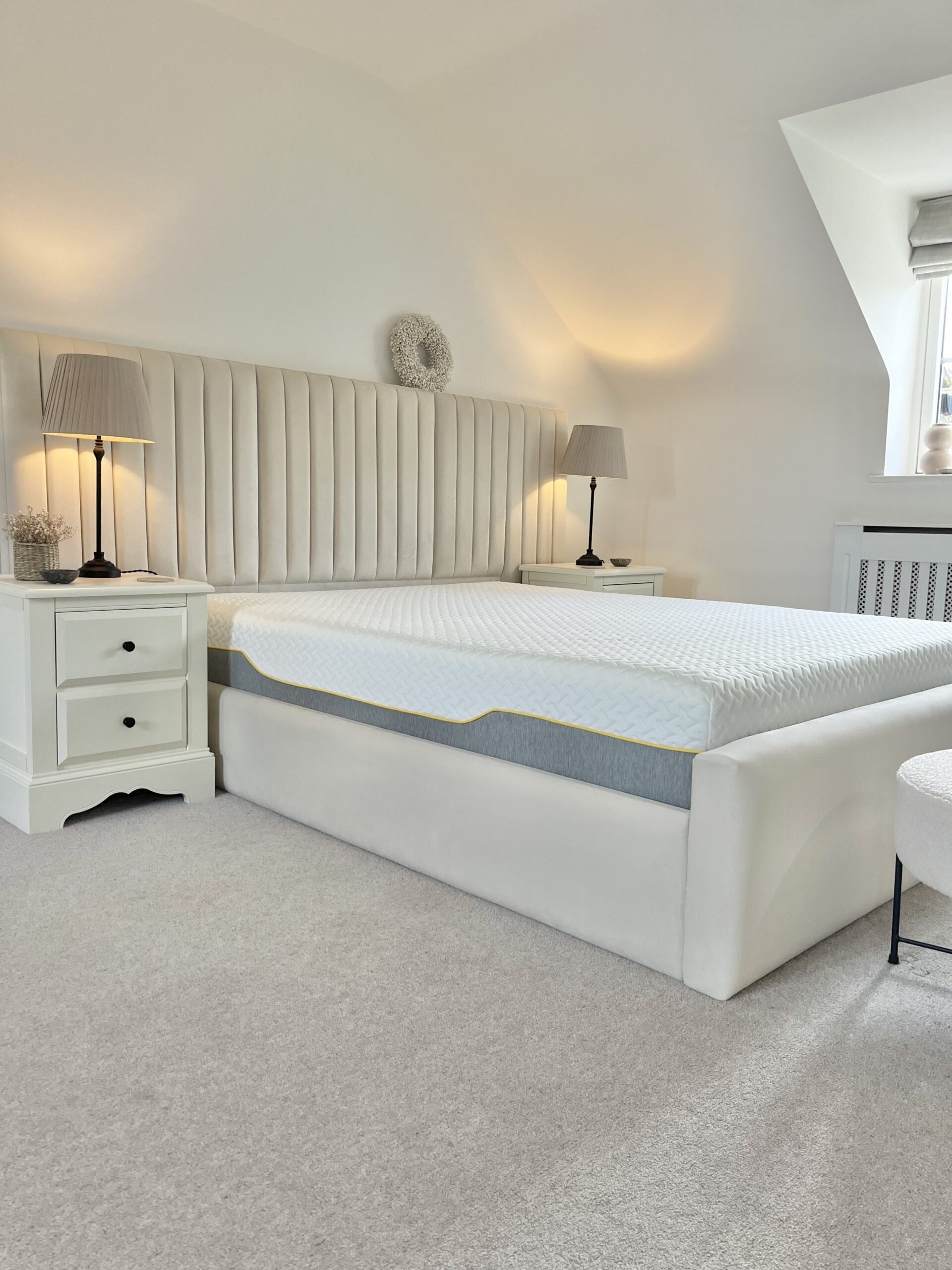 Hilton Wide Headboard Bed | Statement Design | BritishBedCo – British ...