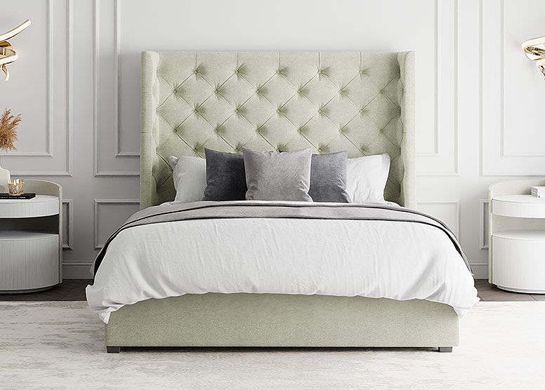 Majestic Winged Bed – Bold & Luxurious – British Bed Co