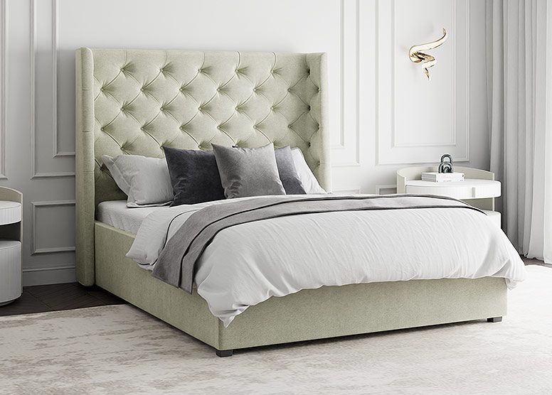 Majestic Winged Bed – Bold & Luxurious – British Bed Co