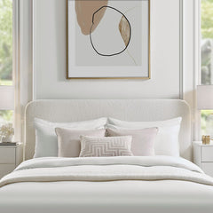 Monroe Boucle Bed Frame – British Bed Co