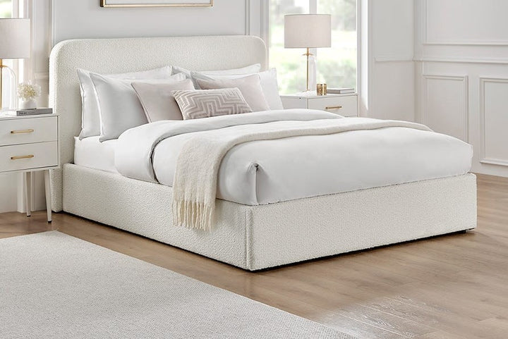 Monroe Boucle Bed Frame – British Bed Co